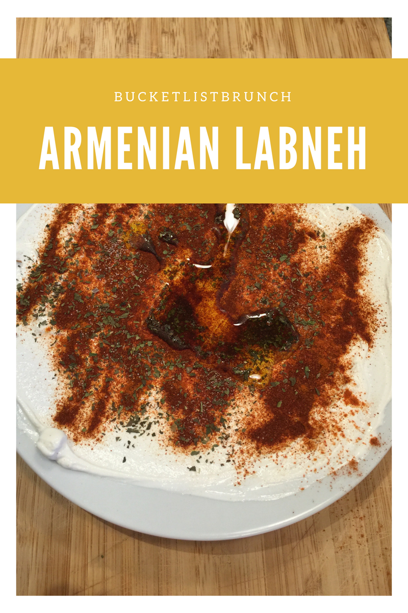 Armenian Labneh – bucket list brunch